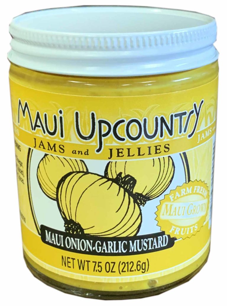 Maui Onion Garlic Mustard - Maui Coffee Co.